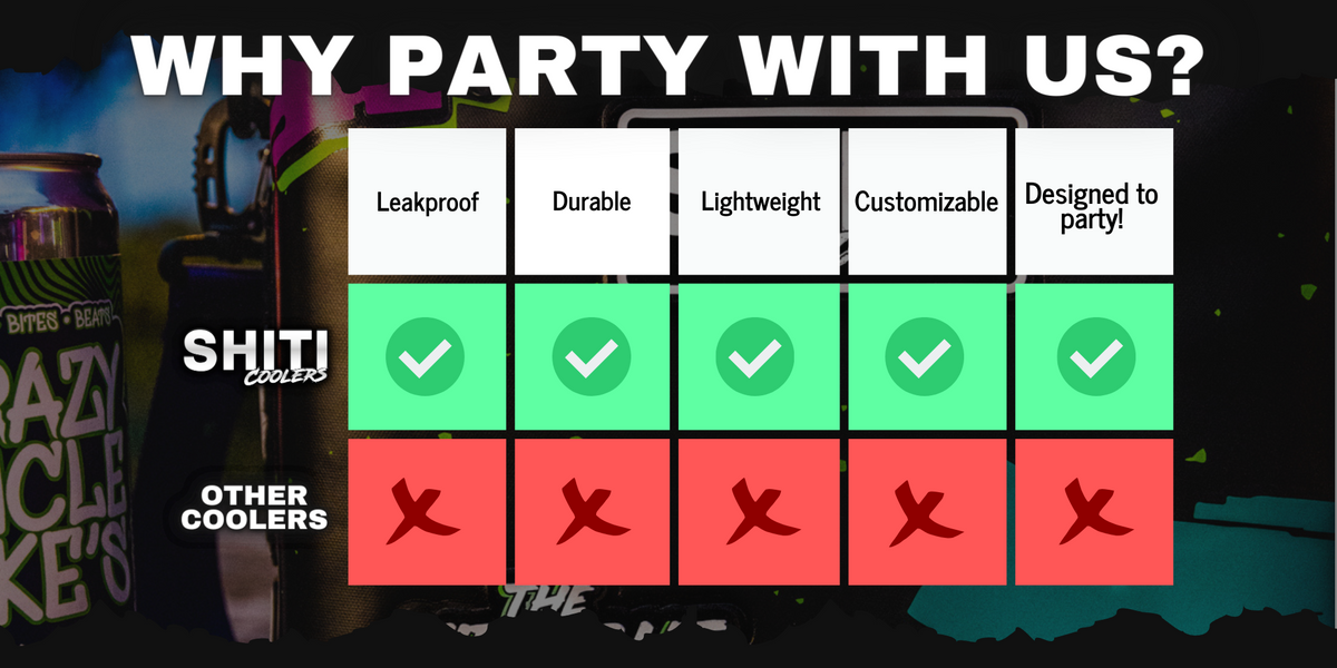 Midnight Rider Soft Cooler - 12 Can - SHITI Coolers